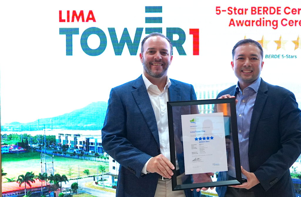 LIMA Tower One Sets Benchmark In Batangas With 5-Star BERDE ...
